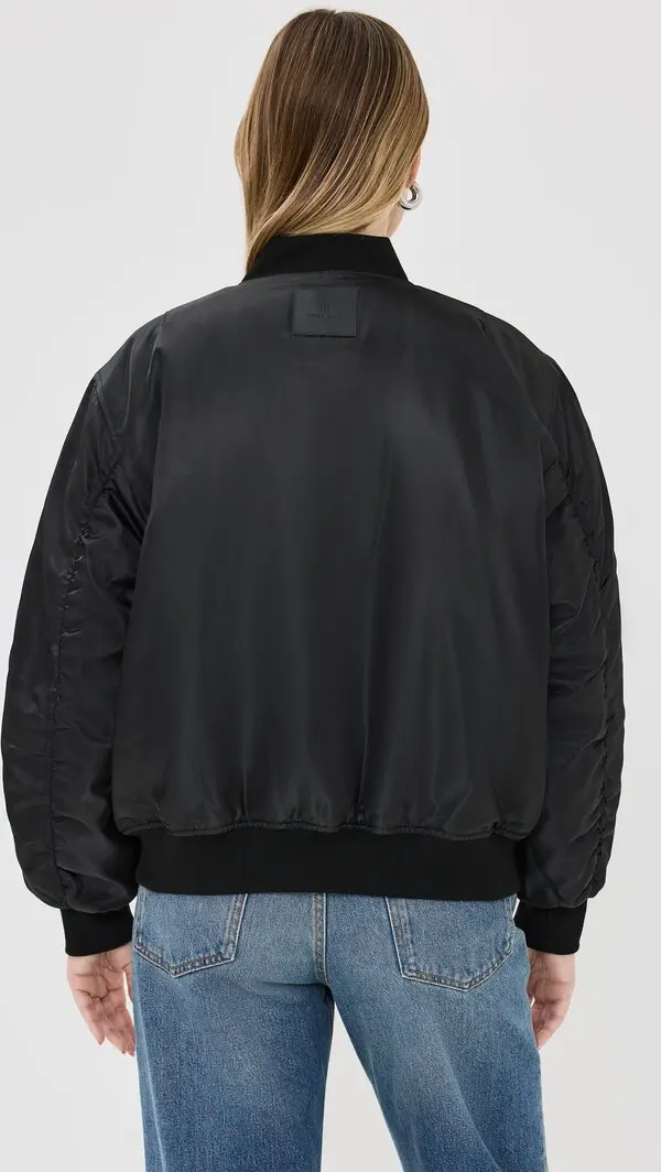ANINE BING Leon Bomber Jacket - Black
