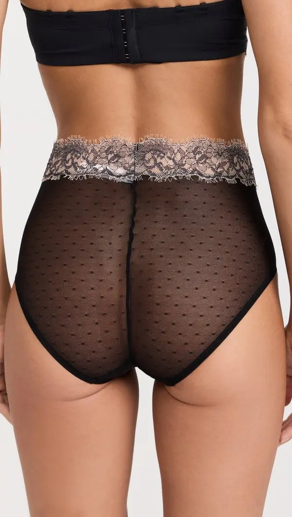 SKARLETT BLUE Entice High Waisted Briefs - Black
