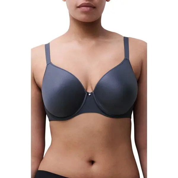 Chantelle Comfort Chic Back Smoothing T-shirt Bra - Cashmere Grey