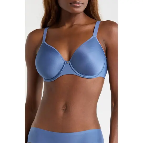 Chantelle Comfort Chic Back Smoothing T-shirt Bra - Storm Blue