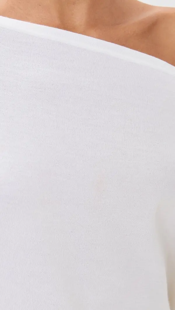 Simkhai Lavina Draped Off-shoulder Sweater - Ivory