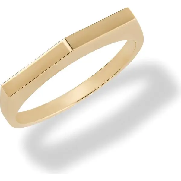 Lana Jewelry 14k Geometric Edge Ring - Gold