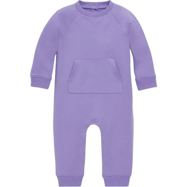 PRIMARY Baby Sweatshirt Romper - Iris