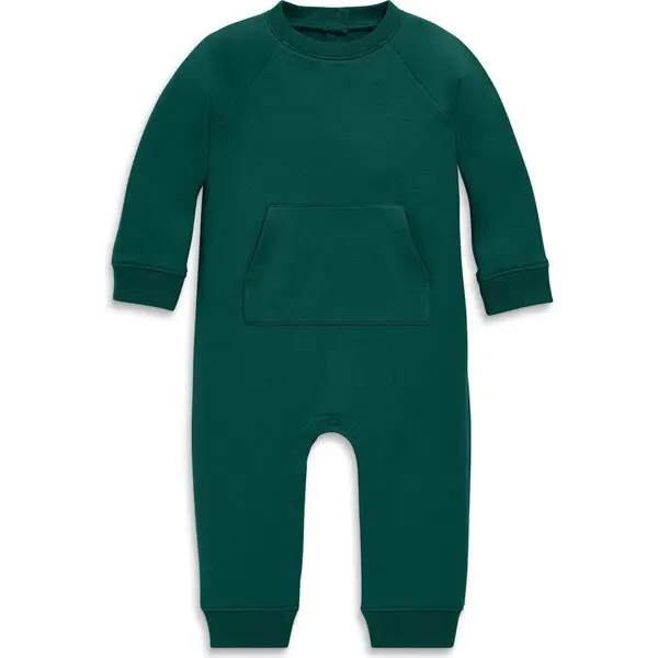 PRIMARY Baby Sweatshirt Romper - Ivy