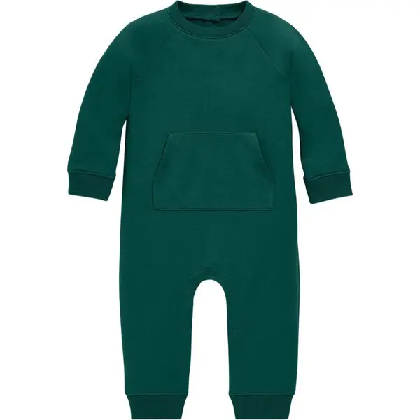 PRIMARY Baby Sweatshirt Romper - Ivy