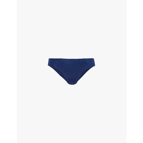 SLOGGI Zero Feel 2.0 Tiny Tanga Stretch-woven Briefs - Navy Blue