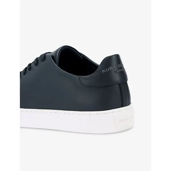 Kurt Geiger Logo-embossed Leather Low-top Trainers