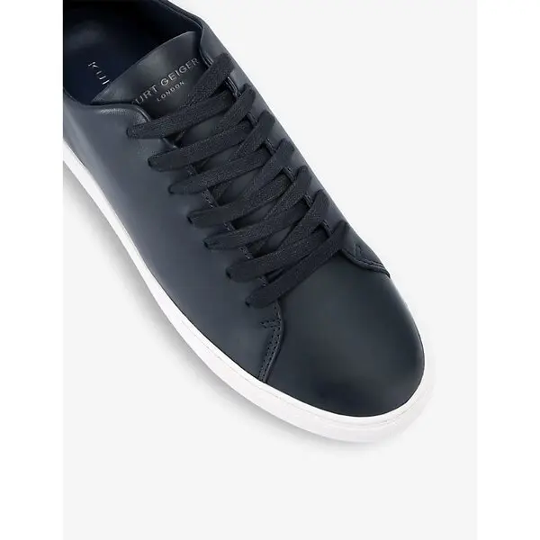 Kurt Geiger Logo-embossed Leather Low-top Trainers