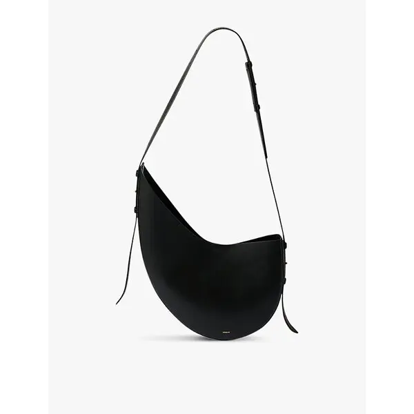 Soeur Winona Logo-embossed Leather Shoulder Bag - Noir