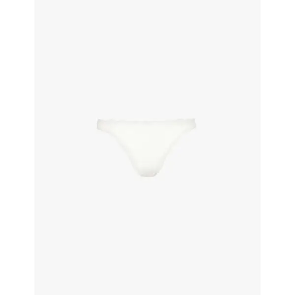 SLOGGI Zero Feel Bliss Lace Thong - Silk White