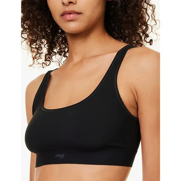 SLOGGI Ever Ease Scoop-neck Stretch-cotton Bralette