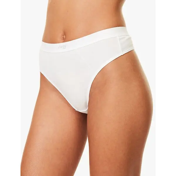 SLOGGI Ever Ease String Stretch-cotton Thong