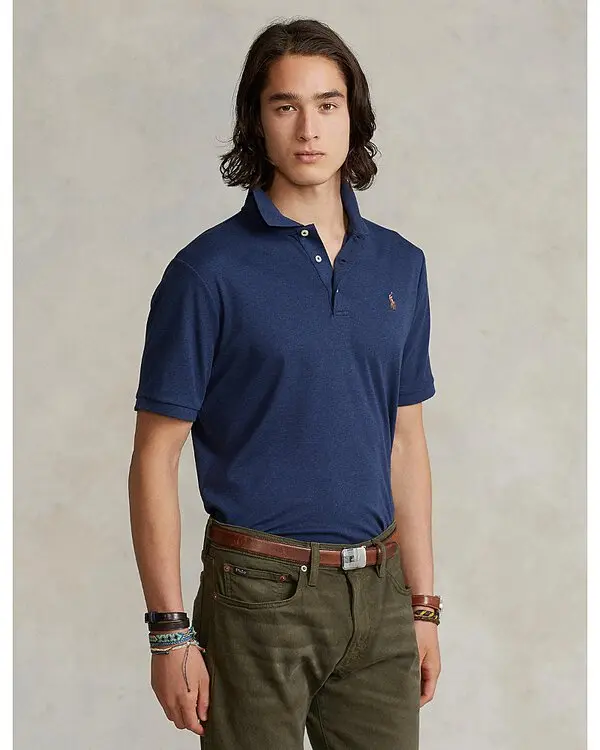 Polo Ralph Lauren Classic Fit Soft Cotton Polo Shirt - Spring Navy Heather
