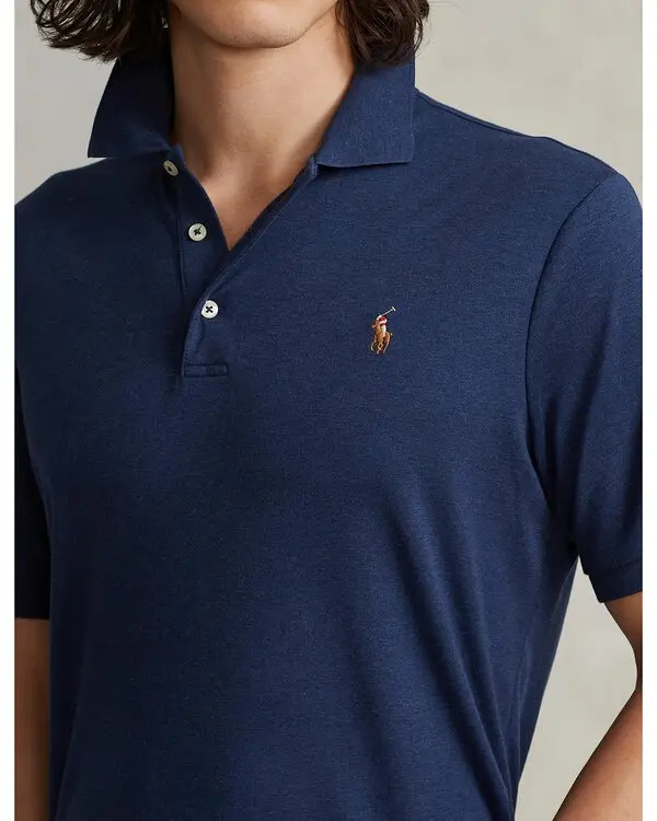 Polo Ralph Lauren Classic Fit Soft Cotton Polo Shirt - Spring Navy Heather
