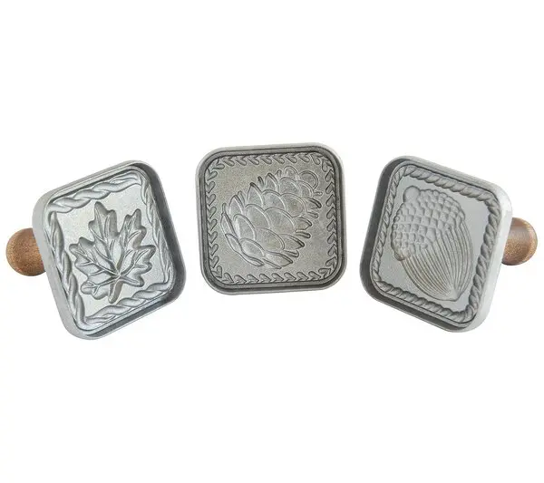 NORDICWARE Fall Forest Springerle Cookie Stamp S - One-color
