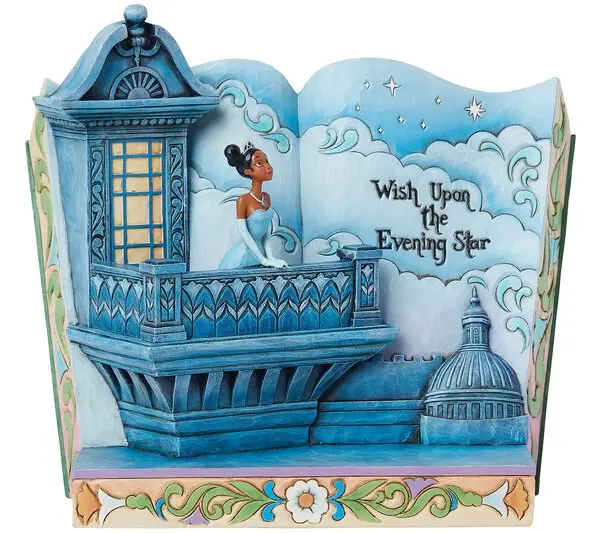 JIM SHORE Disney Traditions Princess And Frog Storybook F Igurine - One-color