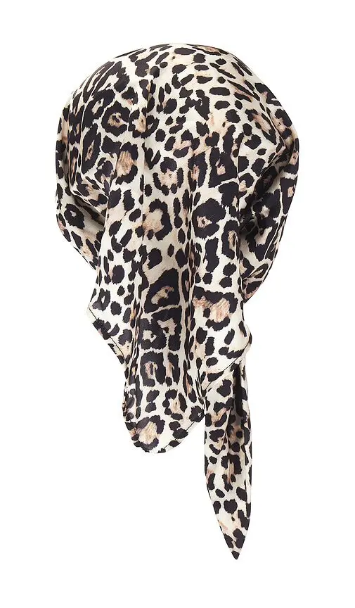 Eugenia Kim X Head Scarf In Brown In Leopard - 45% Off  display picture 1