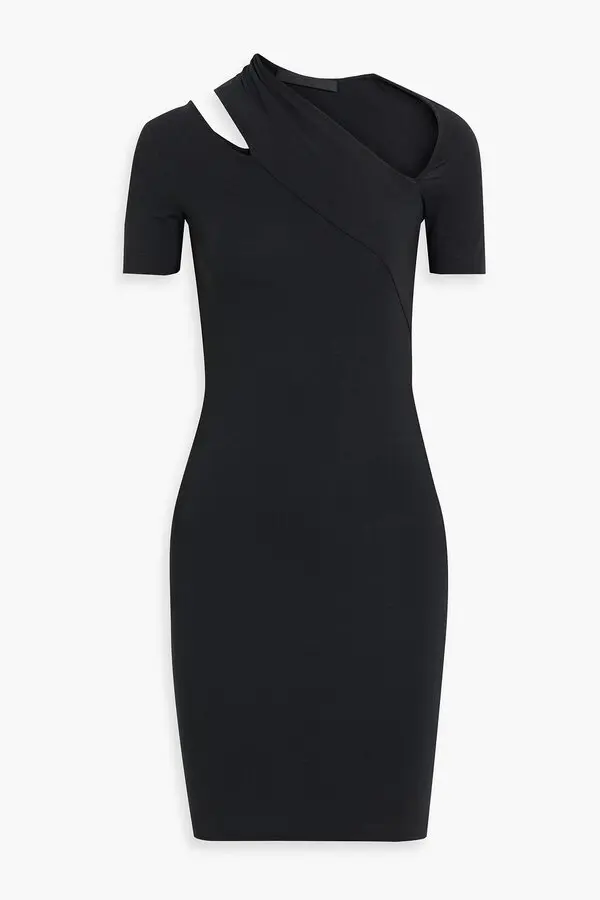 Helmut Lang Cutout Mini Dress In Black - 80% Off | Editorialist