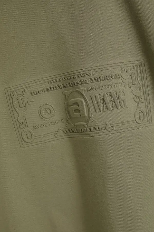 Alexander Wang Embossed Cotton-jersey T-shirt