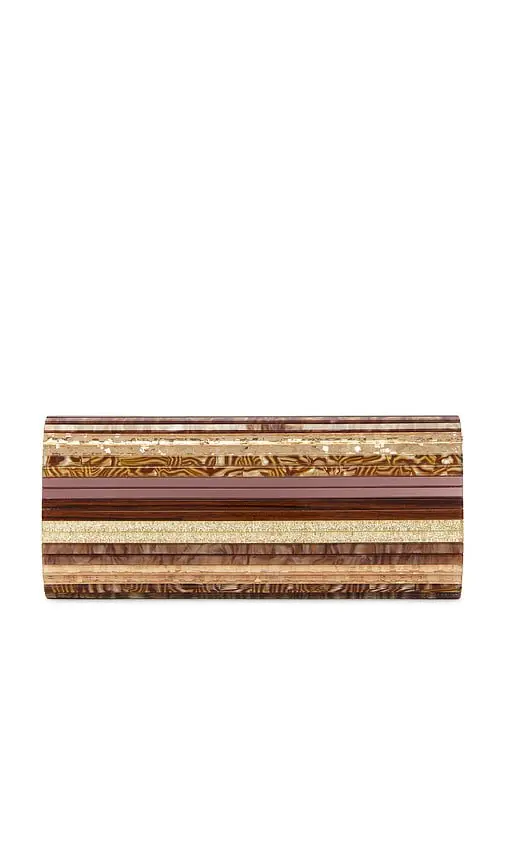 OLGA BERG Clara Acrylic Clutch