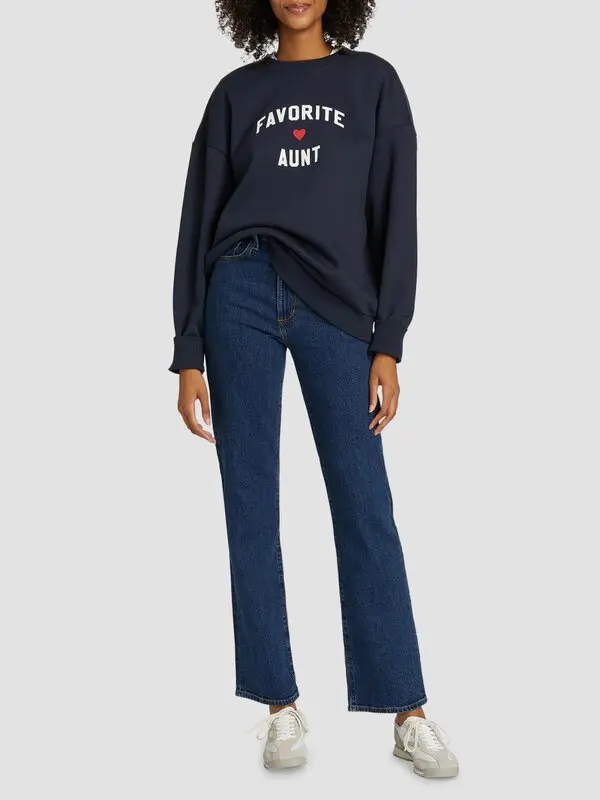 FAVORITE DAUGHTER Favorite Aunt Heart Logo Sweatshirt