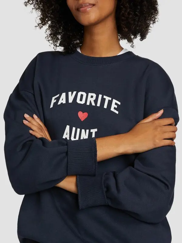 FAVORITE DAUGHTER Favorite Aunt Heart Logo Sweatshirt
