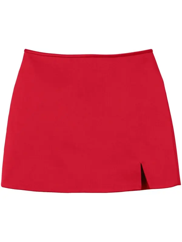 Marc Jacobs Duchess Satin Skirt - Red