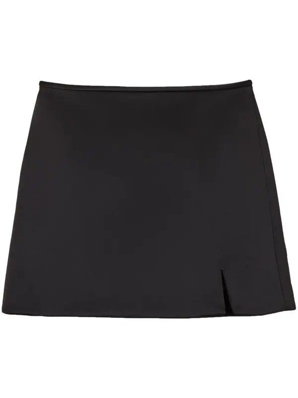 Marc Jacobs Duchess Satin Mini Skirt - Black