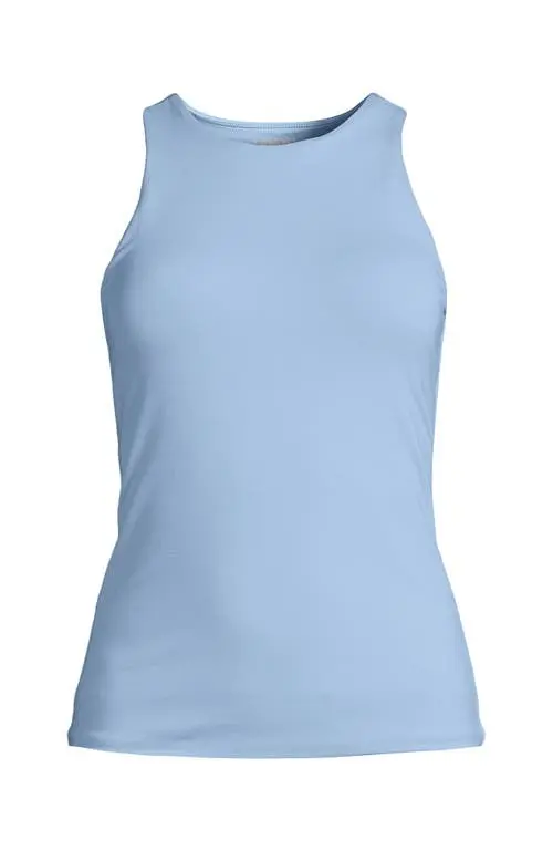 LANDS' END Slender Tank Top - Soft Blue Haze