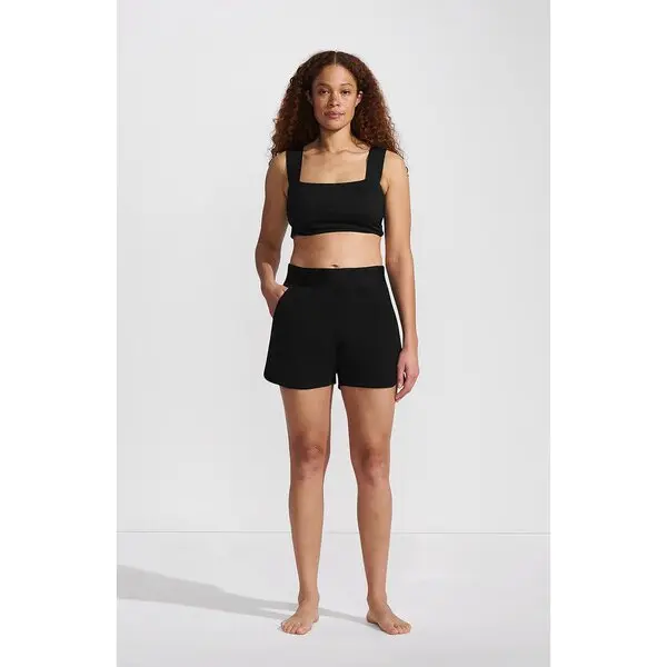 LANDS' END 5" Quick Dry Board Shorts - Black