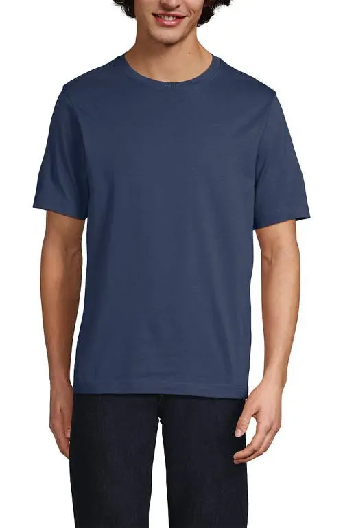 LANDS' END Super-t Short Sleeve T-shirt - Nightfall Blue