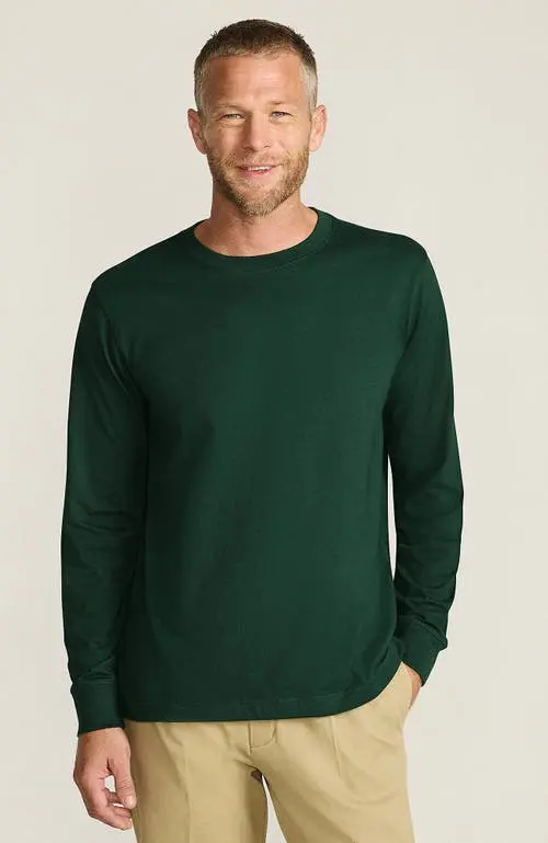LANDS' END Super-t Long Sleeve T-shirt - Pine Valley