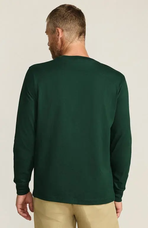 LANDS' END Super-t Long Sleeve T-shirt - Pine Valley