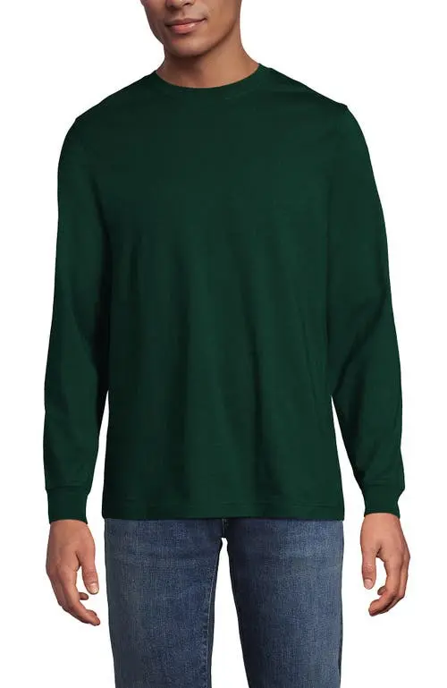LANDS' END Super-t Long Sleeve T-shirt - Pine Valley