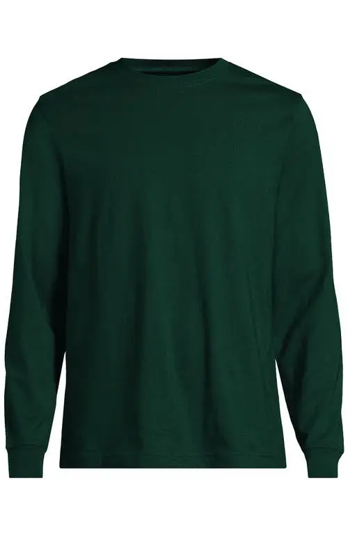 LANDS' END Super-t Long Sleeve T-shirt - Pine Valley