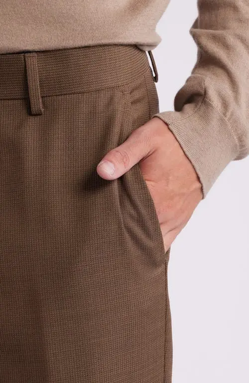 Tiger Of Sweden Tenuta Slim Fit Wool Dress Pants In Dusty Brown - 55% Off |  Editorialist