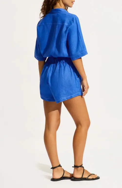 Seafolly Drawstring Waist Romper