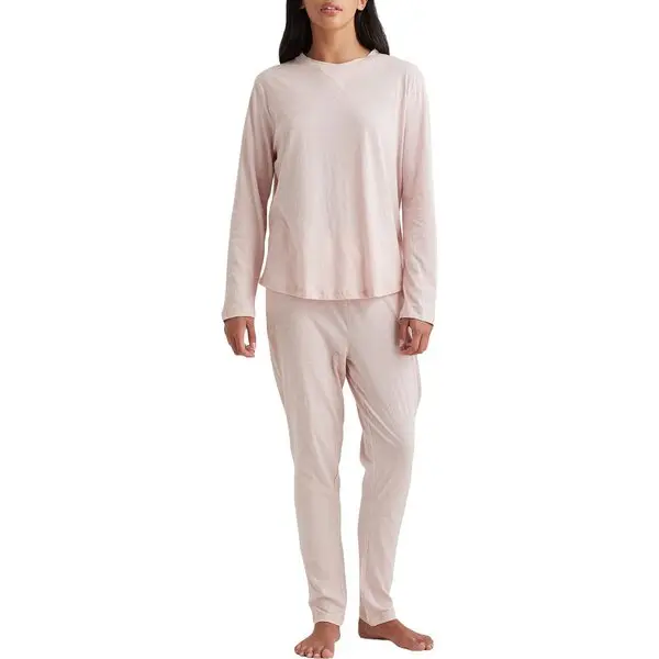 PAPINELLE Jada Long Sleeve Cotton Pajama Top - Papinelle Pink