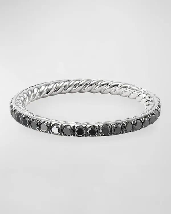 David Yurman Dy Eden Gemstone Band Ring - Black