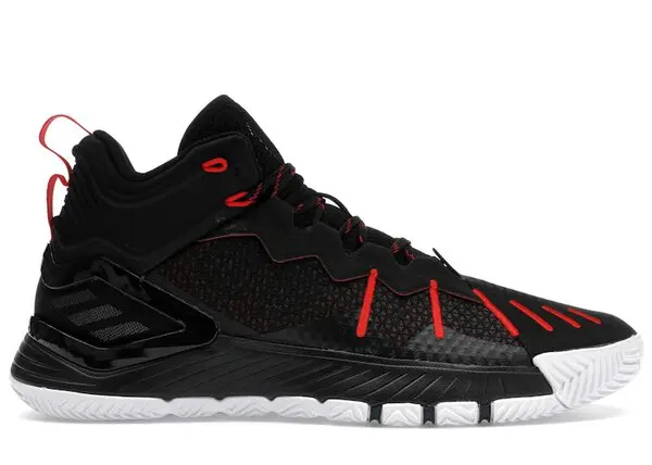 Adidas D Rose Son Of Chi Windy City Assassin Sneakers - Core Black/vivid Red/footwear White
