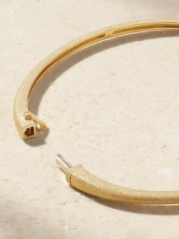 Yvonne Léon Alliance Mini 9-karat Diamond Bracelet