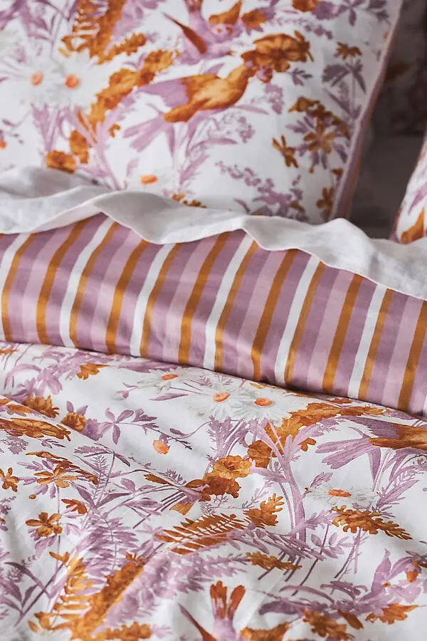 Maeve By Anthropologie Printed Sateen Duvet Cover