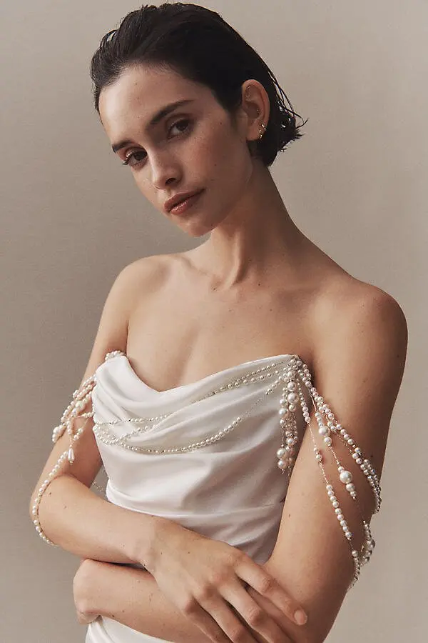 white christmas dresses by Watters Little White Dress Beyond 30301 main image 1