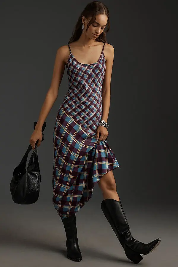 elva slip midi dress Conditions Apply Elva Slip Midi Dress - Purple