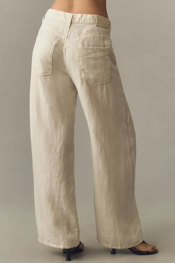 Citizens Of Humanity Brynn Drawstring Linen Trouser Pants