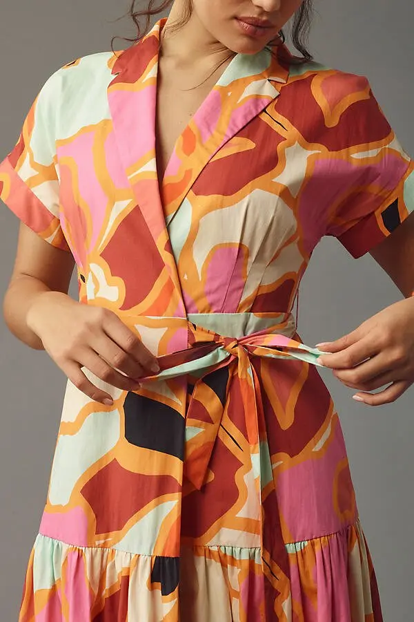hutch shirt dress Hutch Sleeveless Belted Mini Shirt Dress
