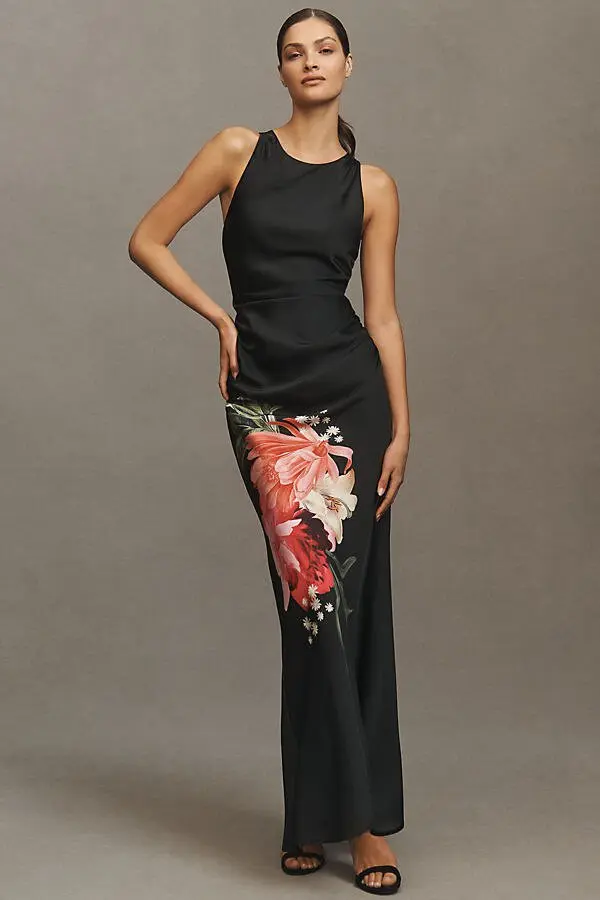 satin ivory dress Exquisite Ivory Satin Sleeveless Strapless Long Wedding Dress with Ruffles