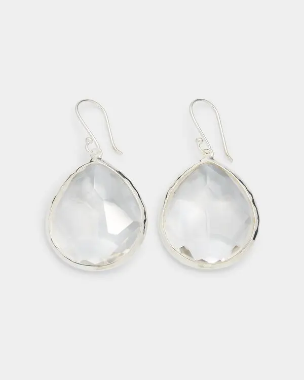 Ippolita Sterling Silver Teardrop Earrings - Clear Quartz