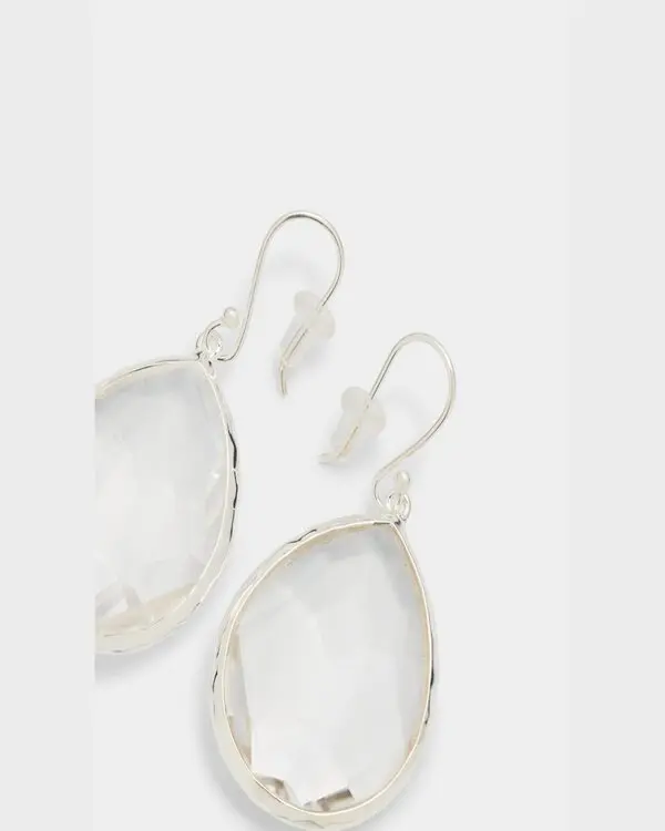 Ippolita Sterling Silver Teardrop Earrings - Clear Quartz