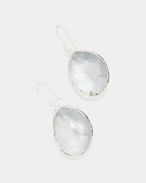 Ippolita Sterling Silver Teardrop Earrings - Clear Quartz